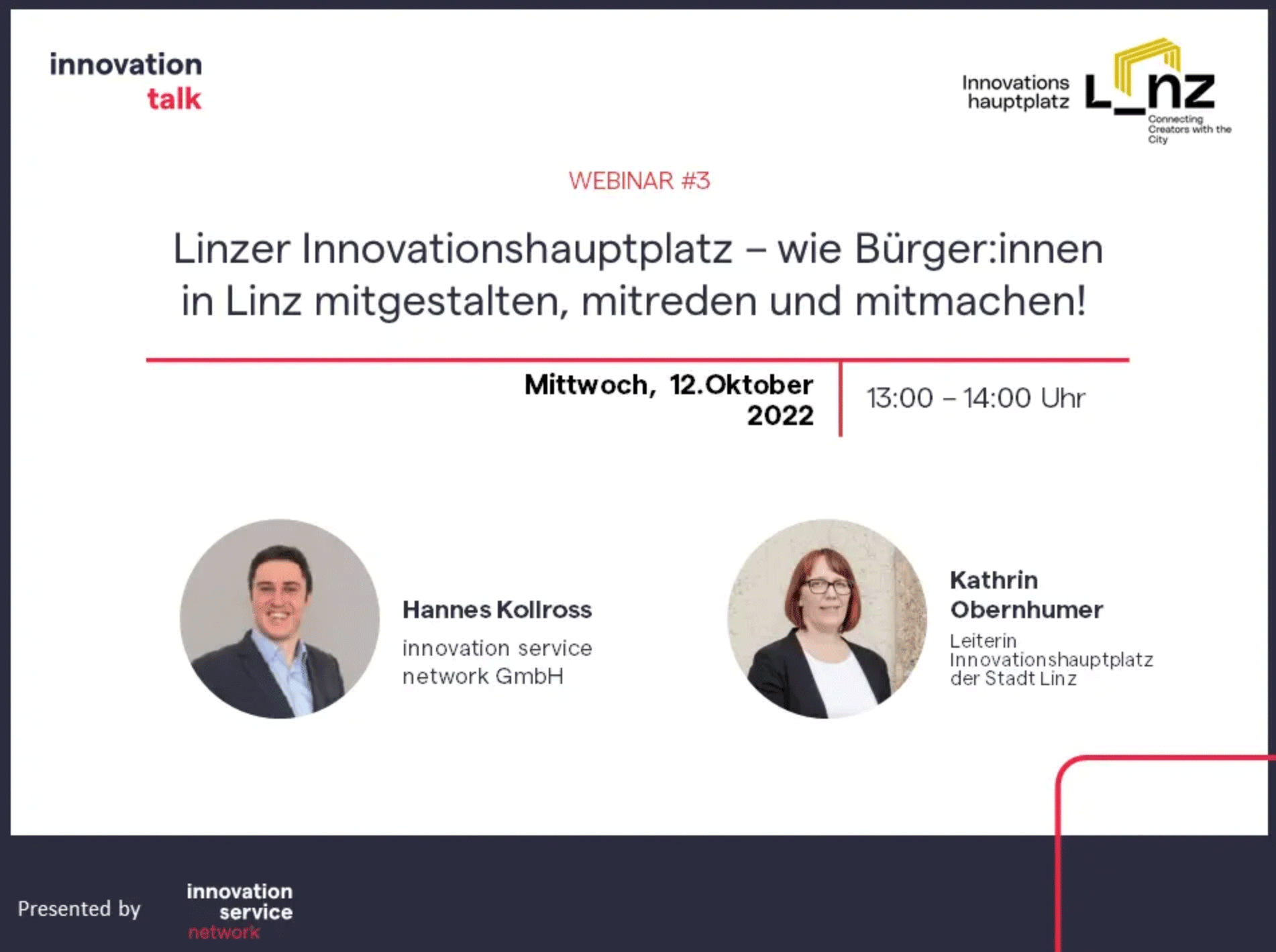 innovation talk 3 - innovation service network